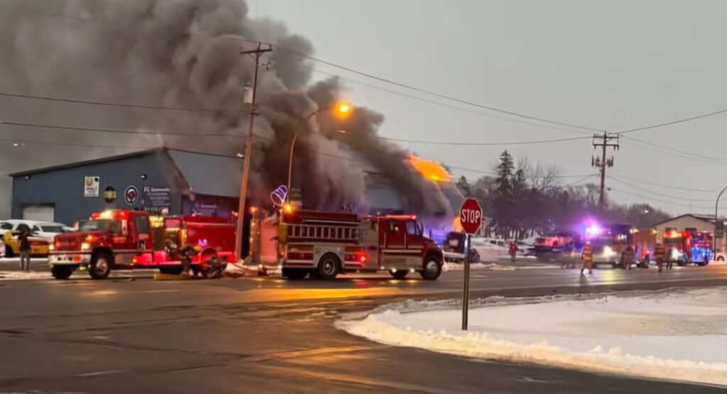 Demolition Work Proceeds After Christmas Day Fire at Waverly Business ...