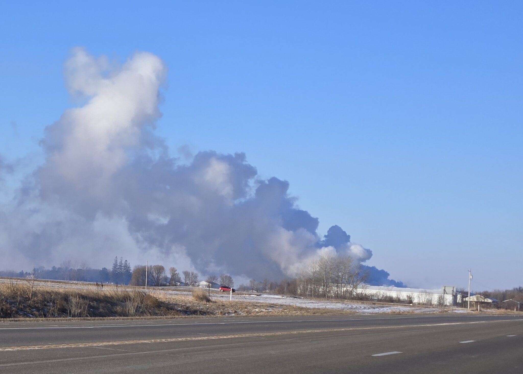 Huge Fire at Cokato Egg Production Facility | KRWC 1360 AM