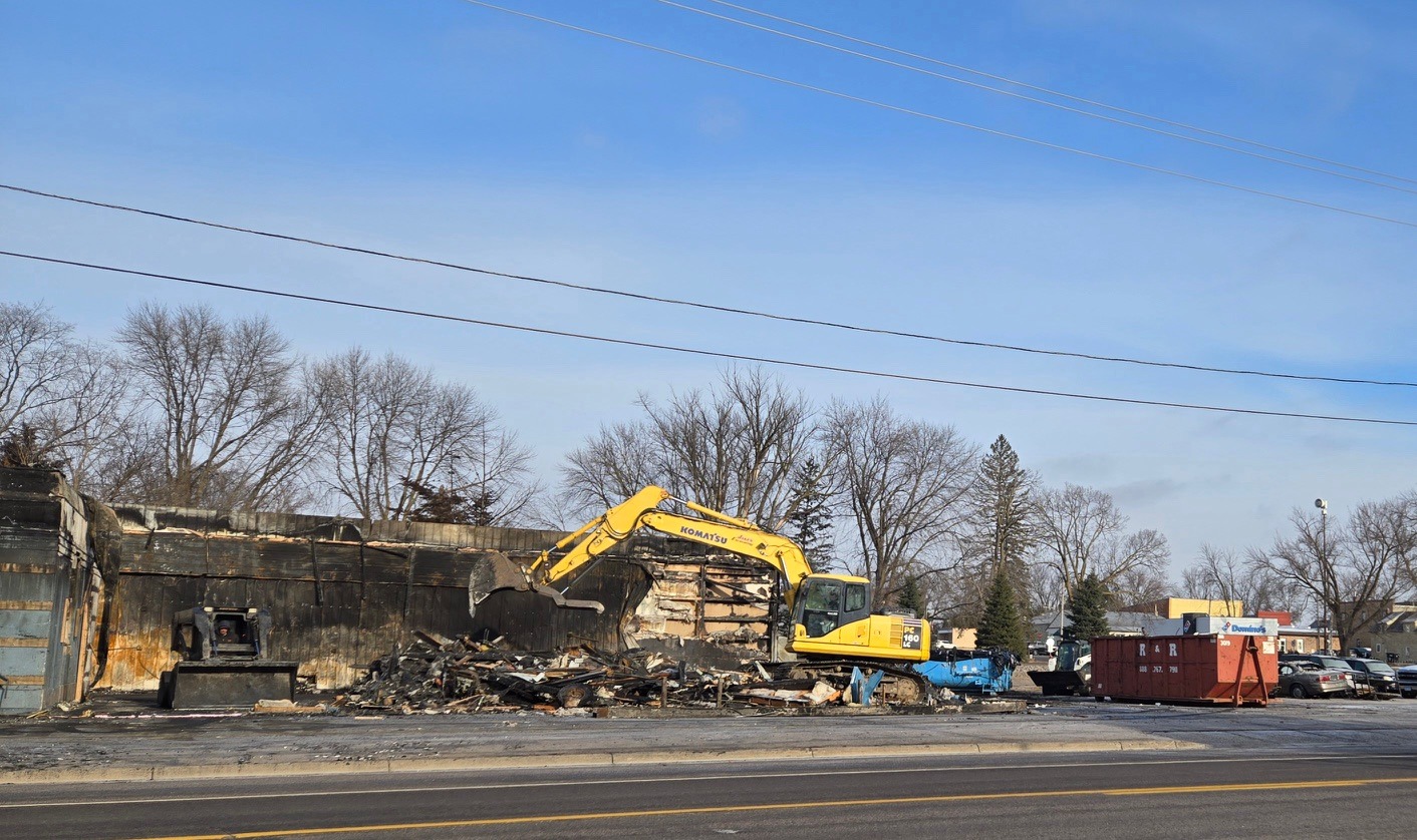 Demolition Work Proceeds After Christmas Day Fire at Waverly Business ...