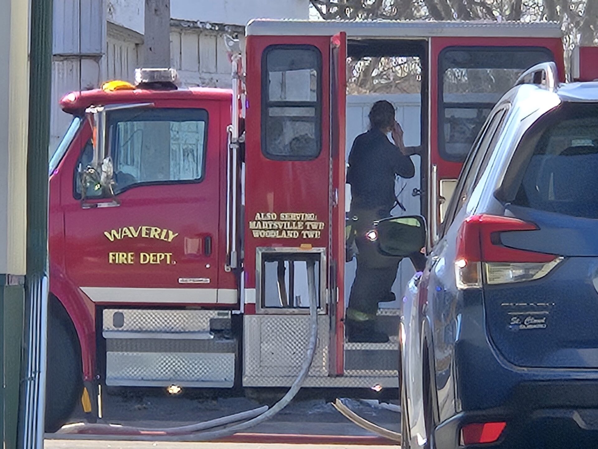 Multiple Departments Respond to Waverly Warehouse Fire | KRWC 1360 AM