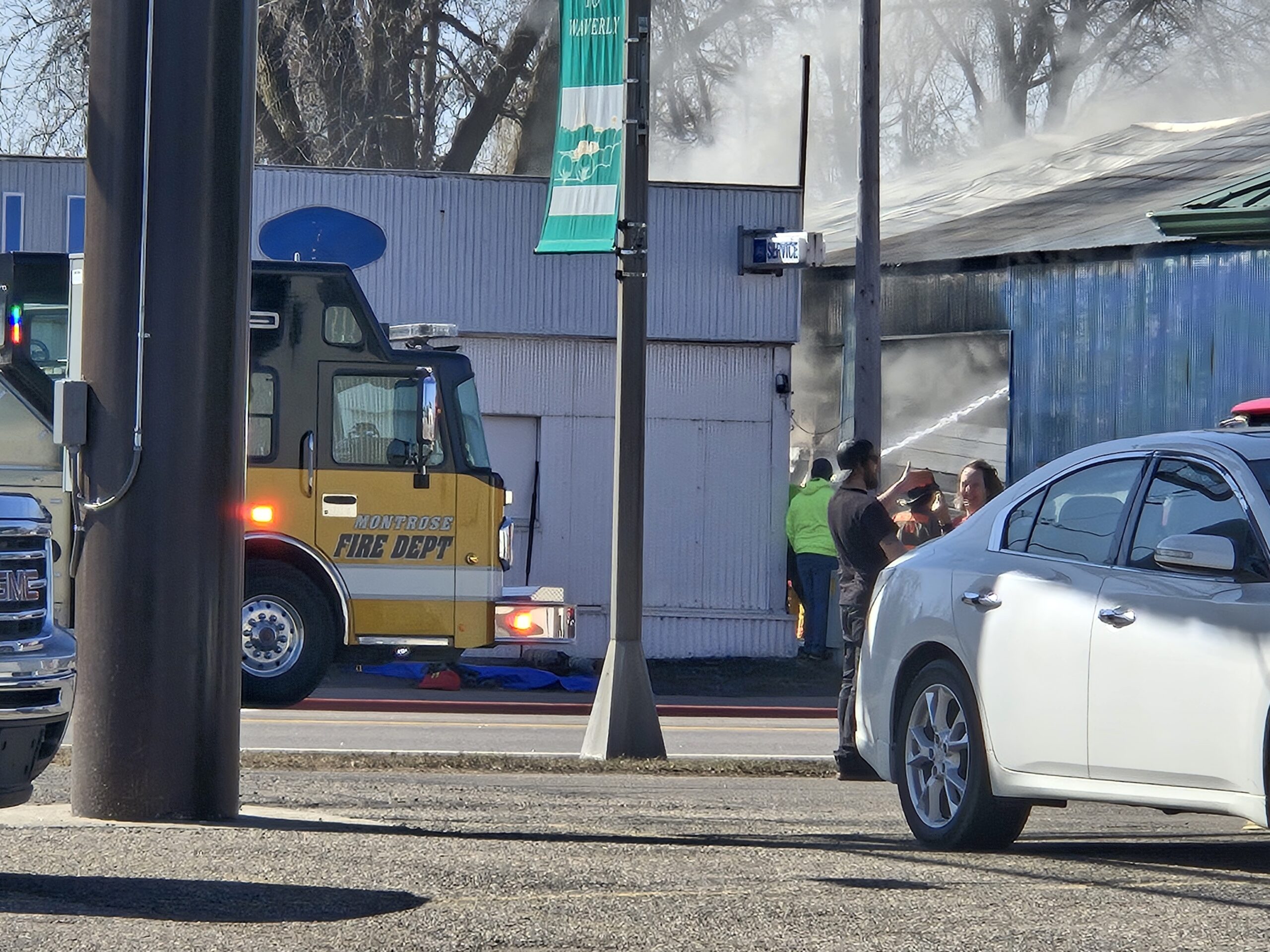 Multiple Departments Respond to Waverly Warehouse Fire | KRWC 1360 AM