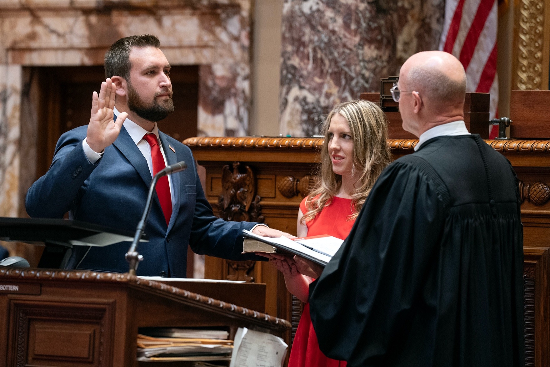 Swearing-in Ceremony Held for New Senators | KRWC 1360 AM